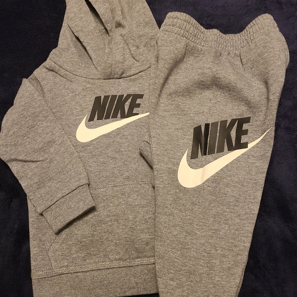 Nike | Matching Sets | Nike Kids Gray Hoodie And Jogger Set | Poshmark